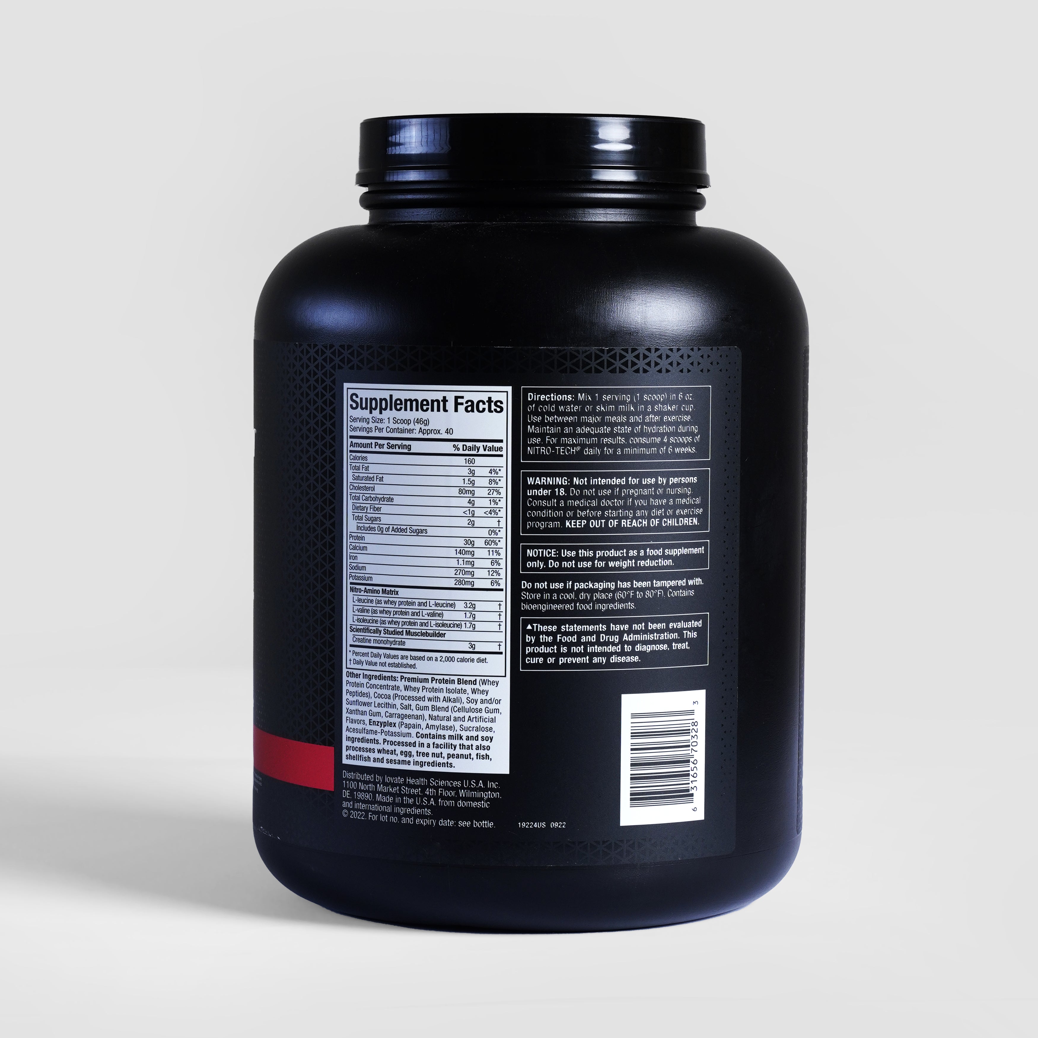 Nitro Tech Whey Protein (Milk Chocolate)